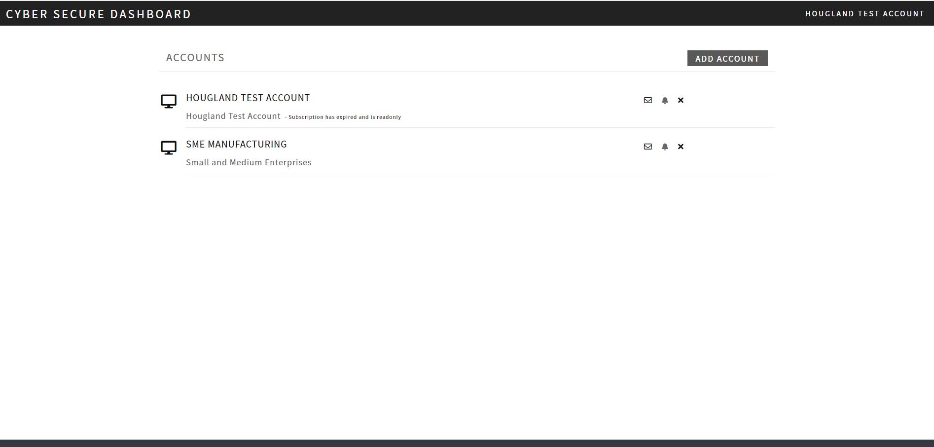 Add or Remove Users - CYBER SECURE DASHBOARD